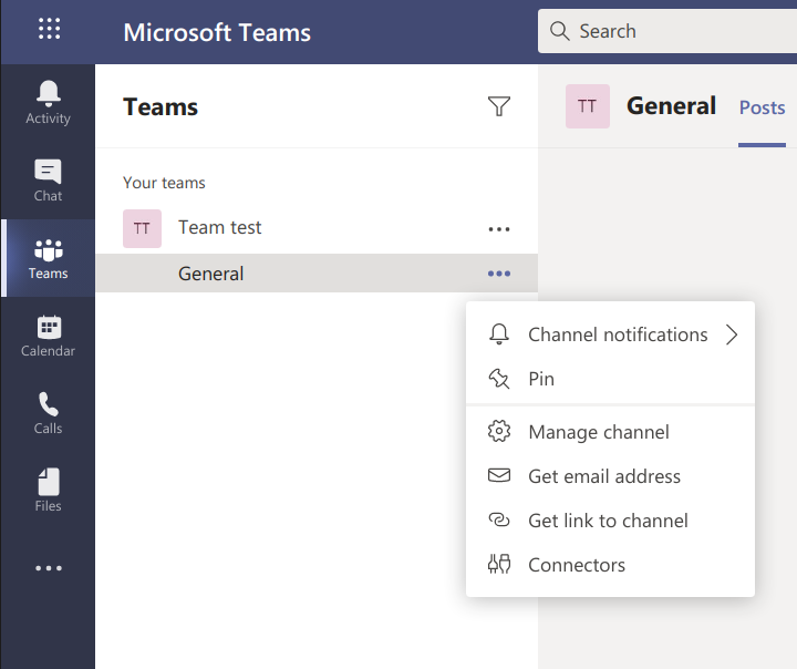 How do I find my Microsoft Teams URL?